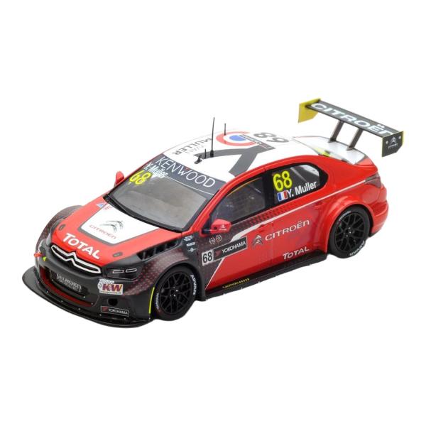シトロエン C-Elysee WTCC #68 レッド 2016 日本ラウンド優勝 Yvan Muller / Spark 1/43 ミニカー