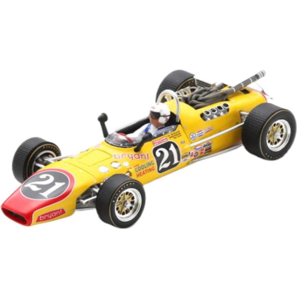 Vollstedt #21 Indy 500 1967 C Yarborough イエロー レッド/ Spark 1/43 ミニカー