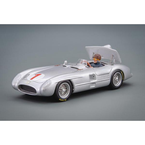 Mercedes Benz 300 SLR 1号車 クリスチャンスタードGP 1955 優勝 Juan Manuel Fangio/ Spark 1/43 ミニカー