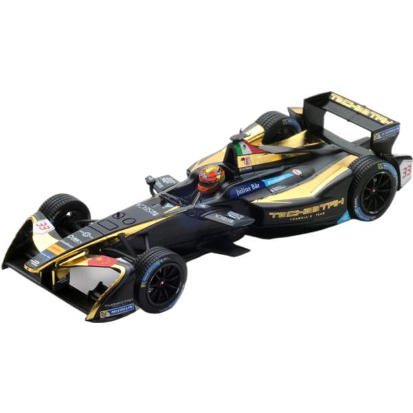 Renault Formula E Z E 16 チーム Techeetah #33 Monaco Gp 2016 2017 E Gutierrez マットブラック ゴールド/ Spark 1/43 ミニカー