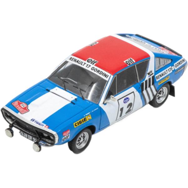 Renault R17 12 ウィナー Rally Press On Regardless 1974 JL Therier C Delferrier S6444/ Spark 1/43 ミニカー