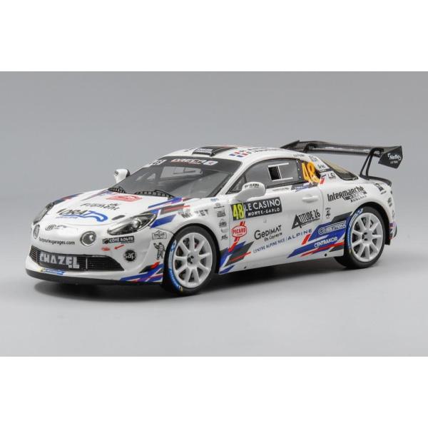 Alpine A110 Rally 48号車 ラリーモンテカルロ 2022 Rapha?l Astier Fr?d?ric Vauclare/ Spark 1/43 ミニカー