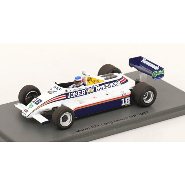 March 821 ロングビーチGP USA 1982 Boesel / Spark 1/43 ミニカー