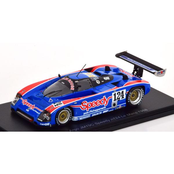 Argo JM19C Speedy No.124 24時間ルマン Rousselot/Messaoudi/Roy 1988/ Spark 1/43 ミニカー