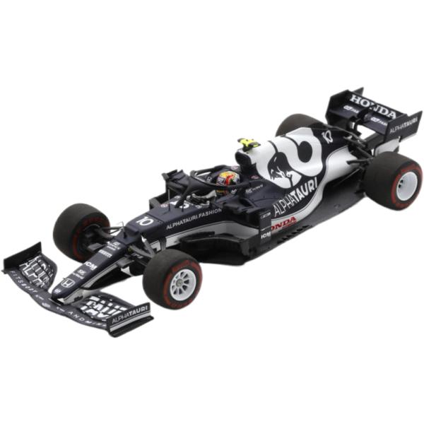 Alpha Tauri F1 At02 Honda Ra620H チーム Alpha Tauri #10 6Th Monaco Gp 2021 Pierre Gasly ホワイト ブルー/ Spark 1/43 ミニカー
