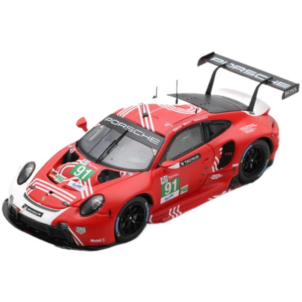Porsche 911 991 2 Rsr チーム Porsche Gt #91 24H Le Mans 2020 R Lietz G Bruni F Makowiecki レッド/ Spark 1/43 ミニカー