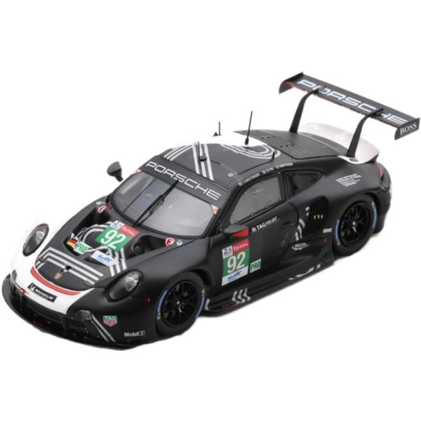 Porsche 911 991 2 Rsr チーム Porsche Gt #92 24H Le Mans 2020 M Christensen K Estre L Vanthoor ブラック/ Spark 1/43 ミニカー