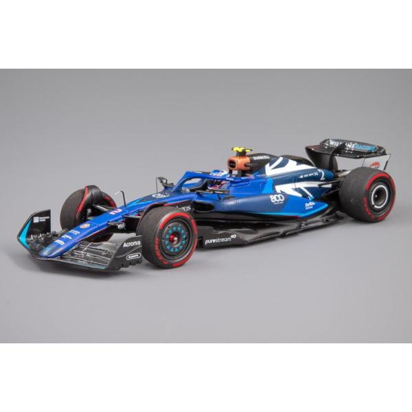 Williams F1 FW45 2号車 F1 イギリスGP 2023 Williams 800GP記念 Logan Sargeant/ Spark 1/43 ミニカー