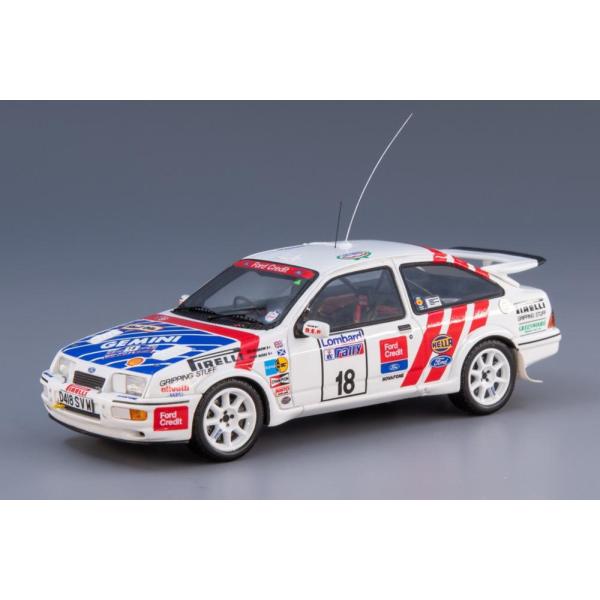 Ford Sierra RS Cosworth 18号車 ロンバードRACラリー 1987 3位 J.McRae I.Grindrod/ Spark 1/43 ミニカー