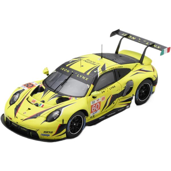 Porscheポルシェ 911 991 2 RSR 19 4.2L 2023 Iron Lynx #60 24H Le Mans M.Cressoni A.Picariello C.Schiavoni / Spark 1/43 ミニカー