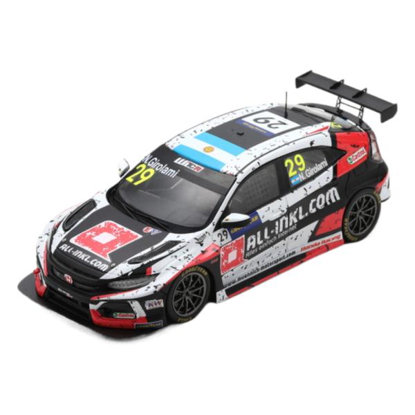 Honda Civic Type R Tcr チーム Munnich Motorsport 29 ウィナー Race 1 Wtcr Zolder 2020 Nestor Girolami S8966/ Spark 1/43 ミニカー