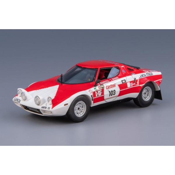 Lancia Stratos HF 103号車 ラリーリドーレイクス 1974 優勝 S.Munari M.Mannucci/ Spark 1/43 ミニカー