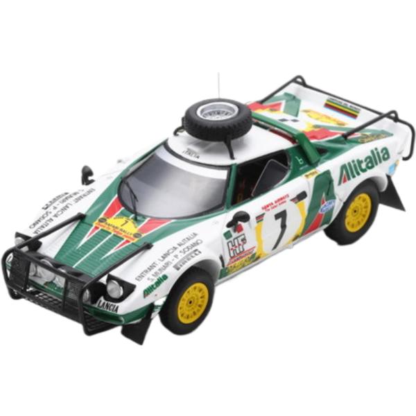 Lancia Stratos Hf Alitalia 7 3位 Rally Safari 1977 Sandro Munari Piero Sodano S9091/ Spark 1/43 ミニカー