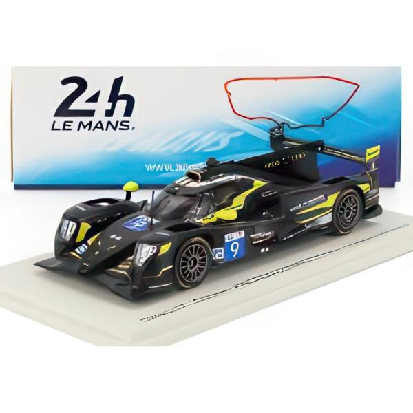 ORECA 07 ギブソン GK428 4.2L V8 チーム プロトン コンペティション N 9 ル・マン24時間 2024 マセオ・カピエット ジョナス・リード ベント・ビスカール ブラック イエロー/ Spark 1/43 ミニカー