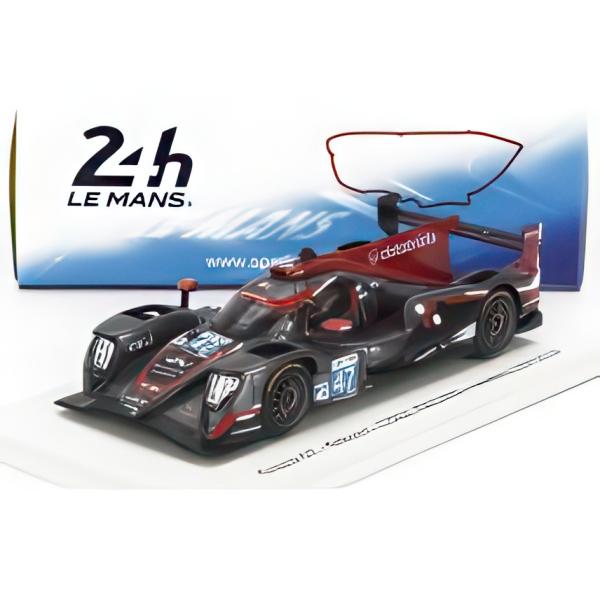 ORECA 07 ギブソン GK428 4.2L V8 チーム クール レーシング N 47 ル・マン24時間 2024 フレデリック・ベスティ マット・ベル ナビーン・ラオ ブラック レッド/ Spark 1/43 ミニカー
