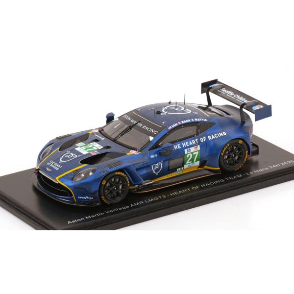 Aston Martin Vantageアストンマーチン・ヴァンテージ AMR GT3 Evo No 27 24h Le Mansル・マン 2025 James/Drudi/Robichon / Spark 1/43 ミニカー