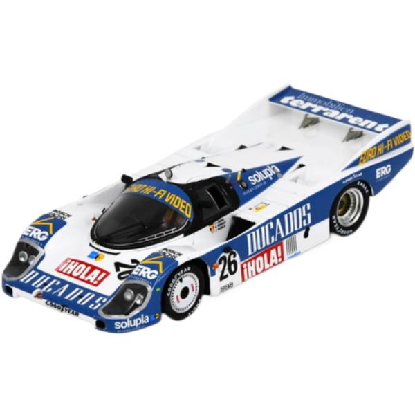 Porsche 956 チーム Ducados Obermaier Racing 26 24H Le Mans 1985 Jurgen Lassig Jesus Pareja Herve Regout S9865/ Spark 1/43 ミニカー
