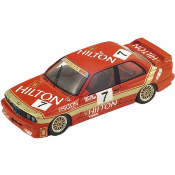 Bmw 3 Series M3 E30 #7 2Nd Macau Gp 1987 D Quester レッド ゴールド/ Spark 1/43 ミニカー