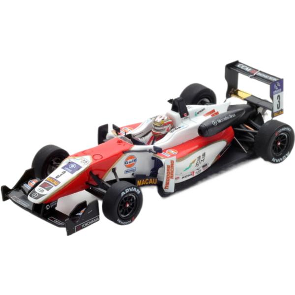 Dallara F3 Sjm Mercedes Benz チーム Theodore Racing #3 Macau Gp 2015 L Stroll ホワイト レッド/ Spark 1/43 ミニカー