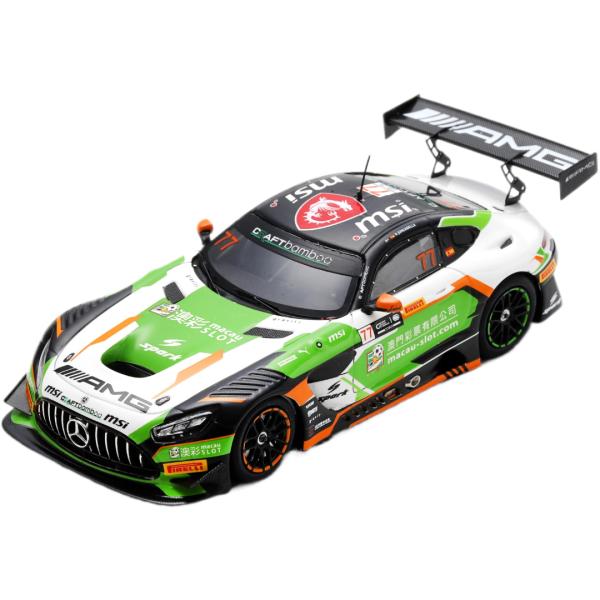 Mercedes-AMG GT3 Evo #77 Team Craft-Bamboo Racing FIA GT World Cup Macau 2024 Daniel Juncadella / Spark 1/43 ミニカー