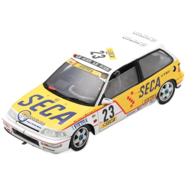 Honda Civic Ef9 #23 ウィナー A1 Class Spa Francorchamps 1990 R Koentges P Fermine ホワイト イエロー/ Spark 1/43 ミニカー