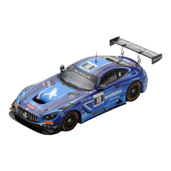 メルセデス・ベンツ AMG GT3 チーム ブラックファルコン #18 24時間スパ 2017 A.Al Faisal H.Haupt G.Piana R.Van Der Zand