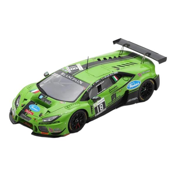 ランボルギーニ ウラカン GT3 アントネッリ・モータースポーツ #18 24時間スパ 2018 J.Perez G.Giraudi L.Spinelli G.Altoe グリーン