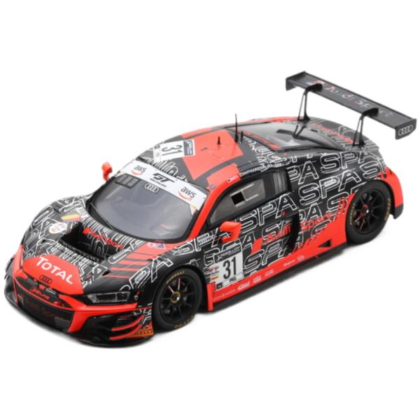 Audi R8 Lms Gt3 チーム Wrt 24H スパ 2020 D Vanthoor C Mies K Van Der Linde Red Grey SB407/ Spark 1/43 ミニカー