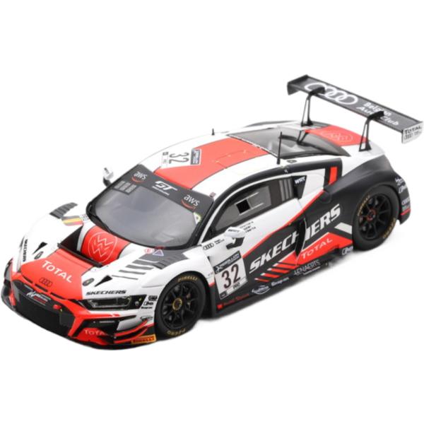 Audi R8 Lms Gt3 チーム Belgian Audi Club Wrt 32 24H スパ 2020 E Mortara C Weerts F Stippler White Orange Black SB412/ Spark 1...