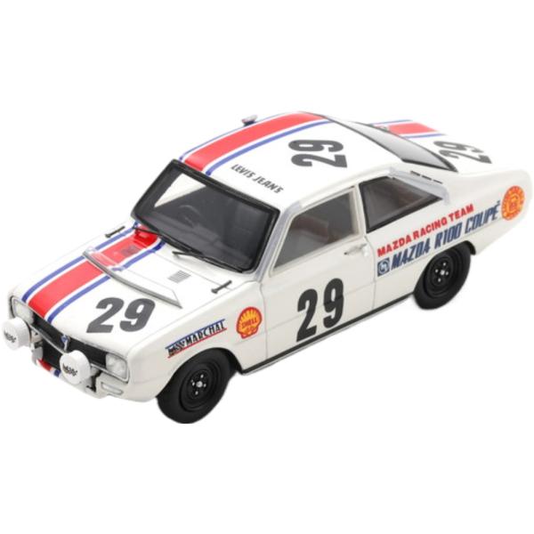 Mazda R100 M10A #29 24H Spa 1969 Y Deprez Y Katayama ホワイト レッド/ Spark 1/43 ミニカー