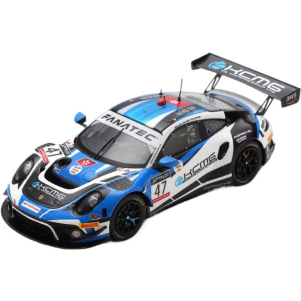 Porsche 911 991 2 Gt3 R チーム Kcmg 47 24H スパ 2022 D Olsen N Tandy L Vanthoor White Blue SB502/ Spark 1/43 ミニカー