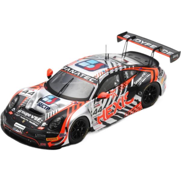 Porsche 911 992 Gt3 R チーム Clrt 44 24H スパ 2023 C Mateu F Makowiecki H Chevalier S Palette SB713/ Spark 1/43 ミニカー