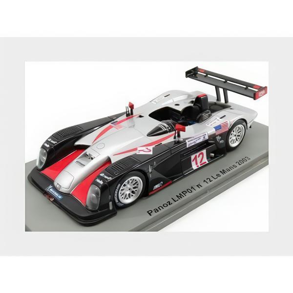 Panoz Lmp01 Evo Jml チーム Panoz #12 24H Le Mans 2003 S Maxwell D Saelens B Leuenberger シルバー ブラック レッド/ Spark 1/43 ミニカー