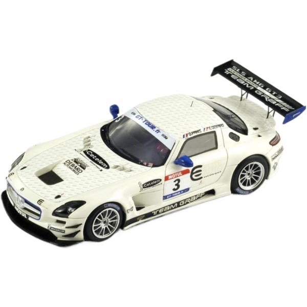 Mercedes Benz Sls Gt3 チーム Graff #3 Gt Tour 2011 O Panis E Debard ホワイト ブルー/ Spark 1/43 ミニカー