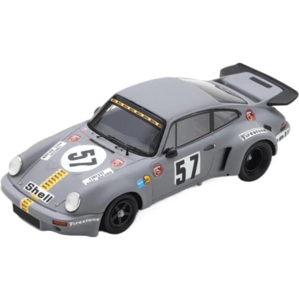 Porsche 911 Carrera Rsr 3 0 チーム Gelo Racing #57 1000Km Le Castellet 1974 マットグレイ/ Spark 1/43 ミニカー