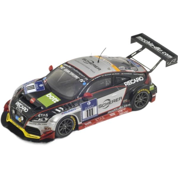 Audi Tt Rs 2 0 #111 24H Adac Nurburgring 2014 E Deegener J Wohlfarth C Breuer D Schmidtmann ブラック シルバー/ Spark 1/43 ミニカー