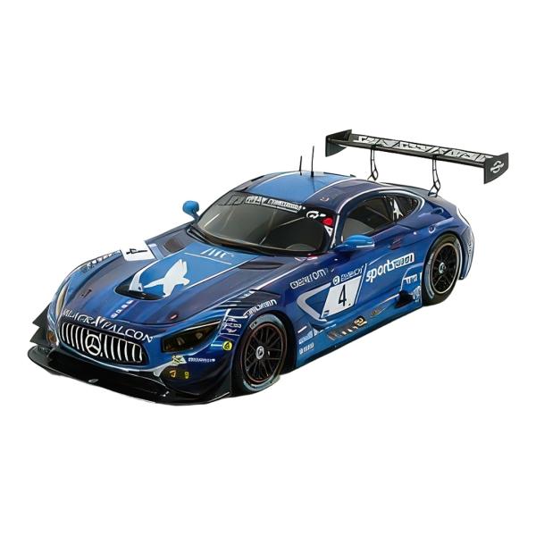 メルセデスベンツ AMG GT3 チームブラックファルコン #4 ブルー ニュルブルクリンク 2017 H.Haupt A.Al Faisal L.Stolz D.Juncadel