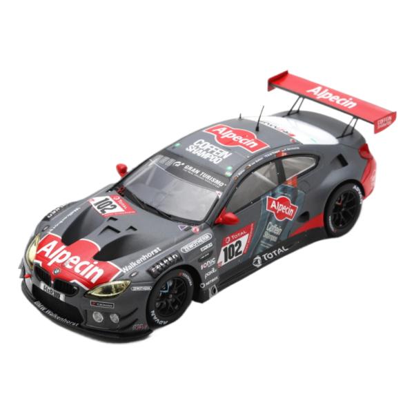 Bmw 6 Series M6 Gt3 チーム Walkenhorst Motorsport #102 24H Nurburgring 2021 ブラック シルバー レッド/ Spark 1/43 ミニカー