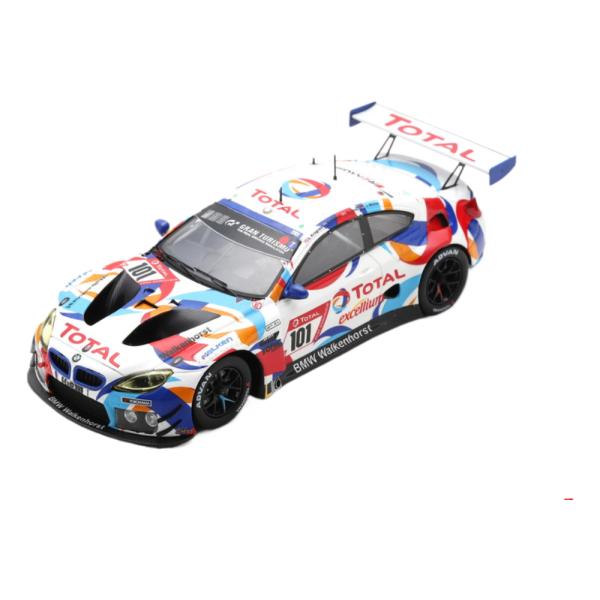 Bmw 6 Series M6 Gt3 チーム Walkenhorst Motorsport #101 24H Nurburgring 2021 ホワイト レッド ブルー/ Spark 1/43 ミニカー