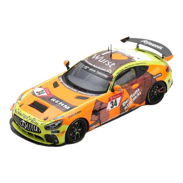 メルセデス・ベンツ AMG GT4 チーム シュニッツェルアルム レーシング #34 オレンジ グリーン ニュルブルクリンク24時間 2021 R.Renger T.Neuser