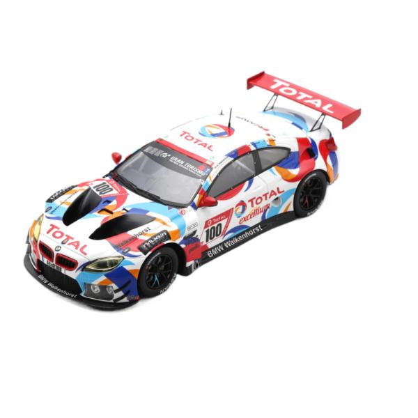 Bmw 6 Series M6 Gt3 チーム Walkenhorst Motorsport #100 24H Nurburgring 2021 ホワイト レッド ライトブルー/ Spark 1/43 ミニカー