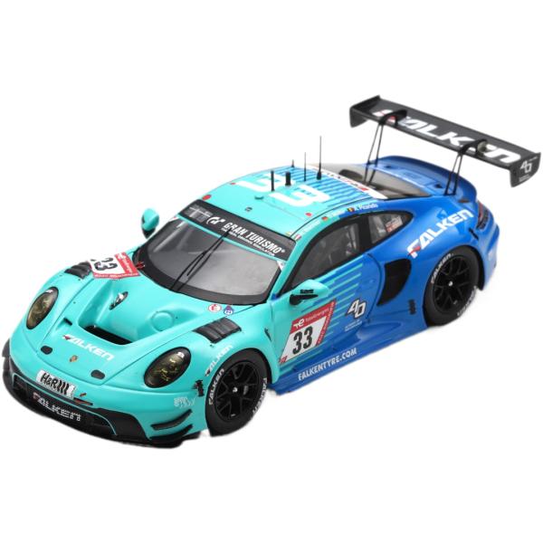 Porscheポルシェ 911 992 GT3 R Team Falken #33 24H Nurburgring 2023 K.Bachler S.Muller A.Picariello / Spark 1/43 ミニカー