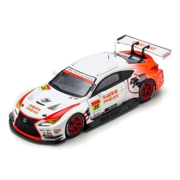 【予約】LEXUS RC F GT3 チーム ARTO THAILAND 35号車 2021年 SUPER GT GT300 GIULIANO ALESI S.WALKINSHAW ホワイト/オレンジ/ Spark 1/43 ミニカー