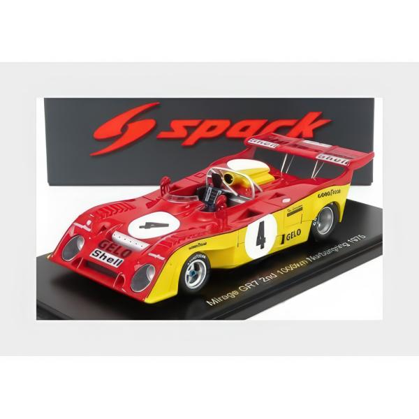 Mirage Gr7 #4 2Nd 1000Km Nurburgring 1975 H Ganley T Schenker レッド イエロー/ Spark 1/43 ミニカー
