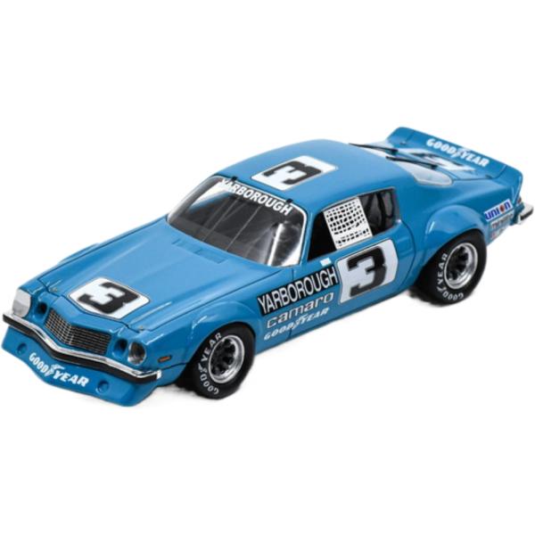 Chevrolet Camaro 3 Iroc Daytona Season 1974 1975 C Yarborough Light Blue US221/ Spark 1/43 ミニカー