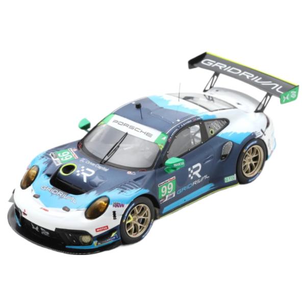 Porsche 911 911 2 Gt3 R チーム Hardpoint Ebm 99 12H Sebring 2021 R Ferriol E Bamber T Estep Black White US296/ Spark 1/43 ミニカー