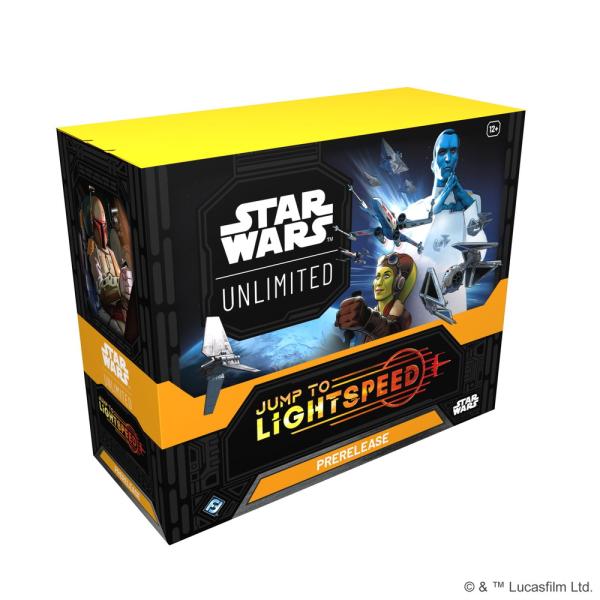 Asmodee Star Wars Unlimited TCG Jump to Lightspeed プレリリースボックス ブースター6パック付