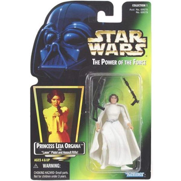 STAR WARS Power of the Force Princess Leia Organa Green Card アクションフィギュア