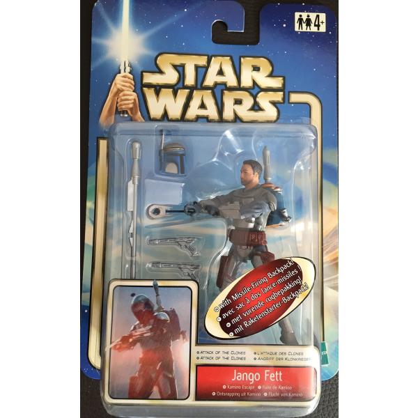 Hasbro STAR WARS Saga 2002 Jango Fett アクションフィギュア [Kamino Escape]