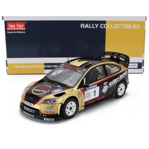 Fordフォード England Focusフォーカス RS WRC08 2015 No.1 Winner Rally Wyedean Forest Paul Bird Aled / Sun Star 1/18 ミニカー